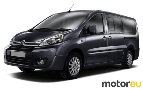 Fiche technique Citroen Jumpy Multispace L2 HDi (128 ch) 2012-2015